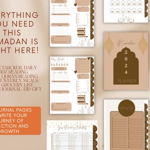 Ramadan Planner 2024, Digital Ramadan Planner, Ramadan Planner ...