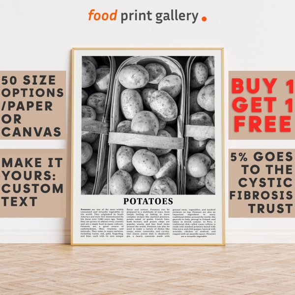 Potato Print - Etsy