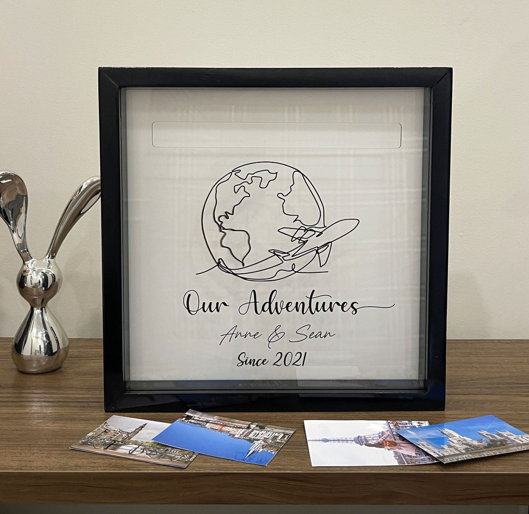 Couple Travel Memory Box, Custom Adventure Archive Box, Memory Wooden ...