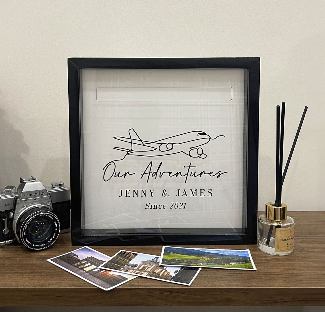 Couple Travel Memory Box, Custom Adventure Archive Box, Memory Wooden ...