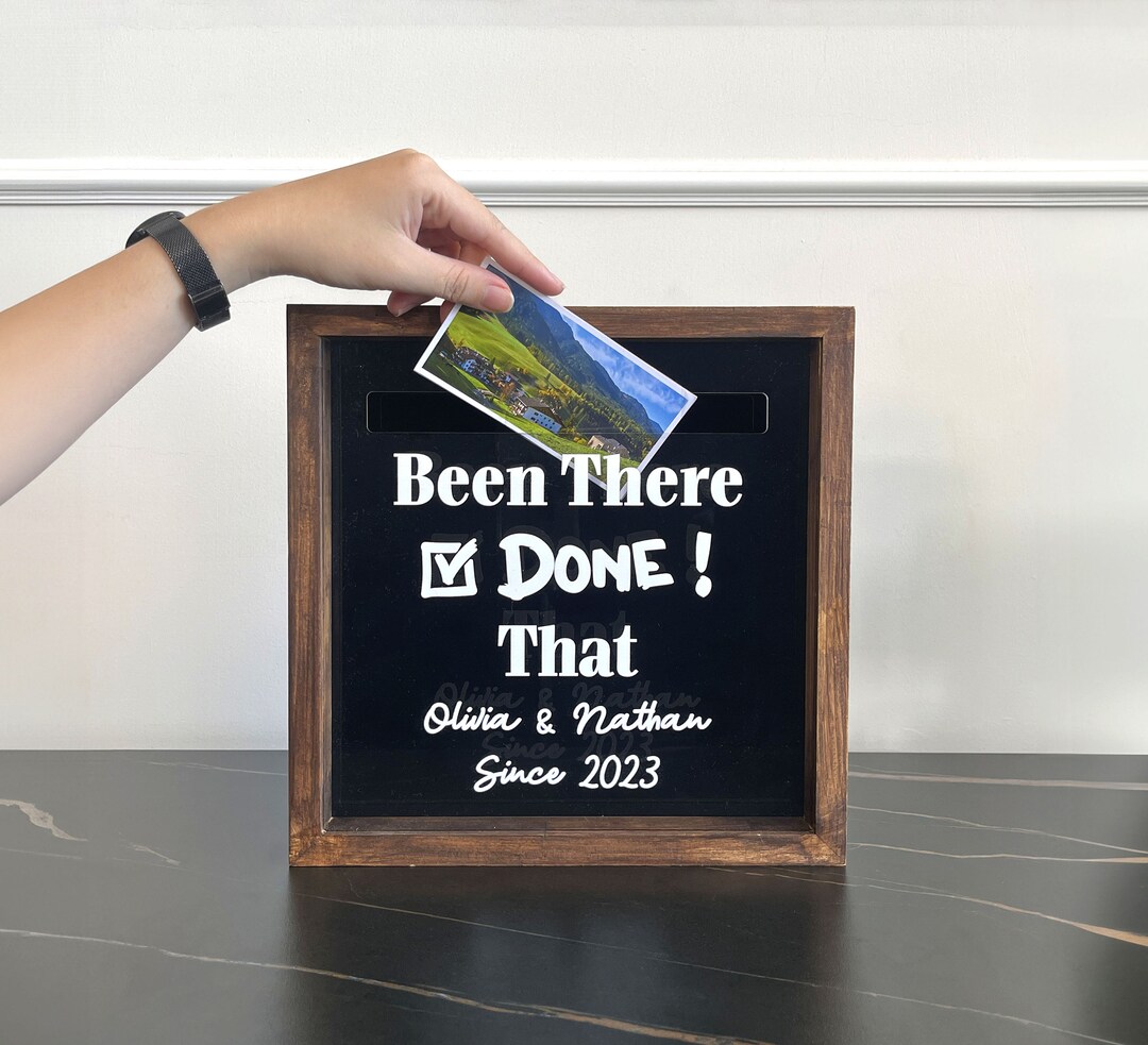 Couple Adventure Archive Box, Personalised Adventure Memory Box, Ticket ...