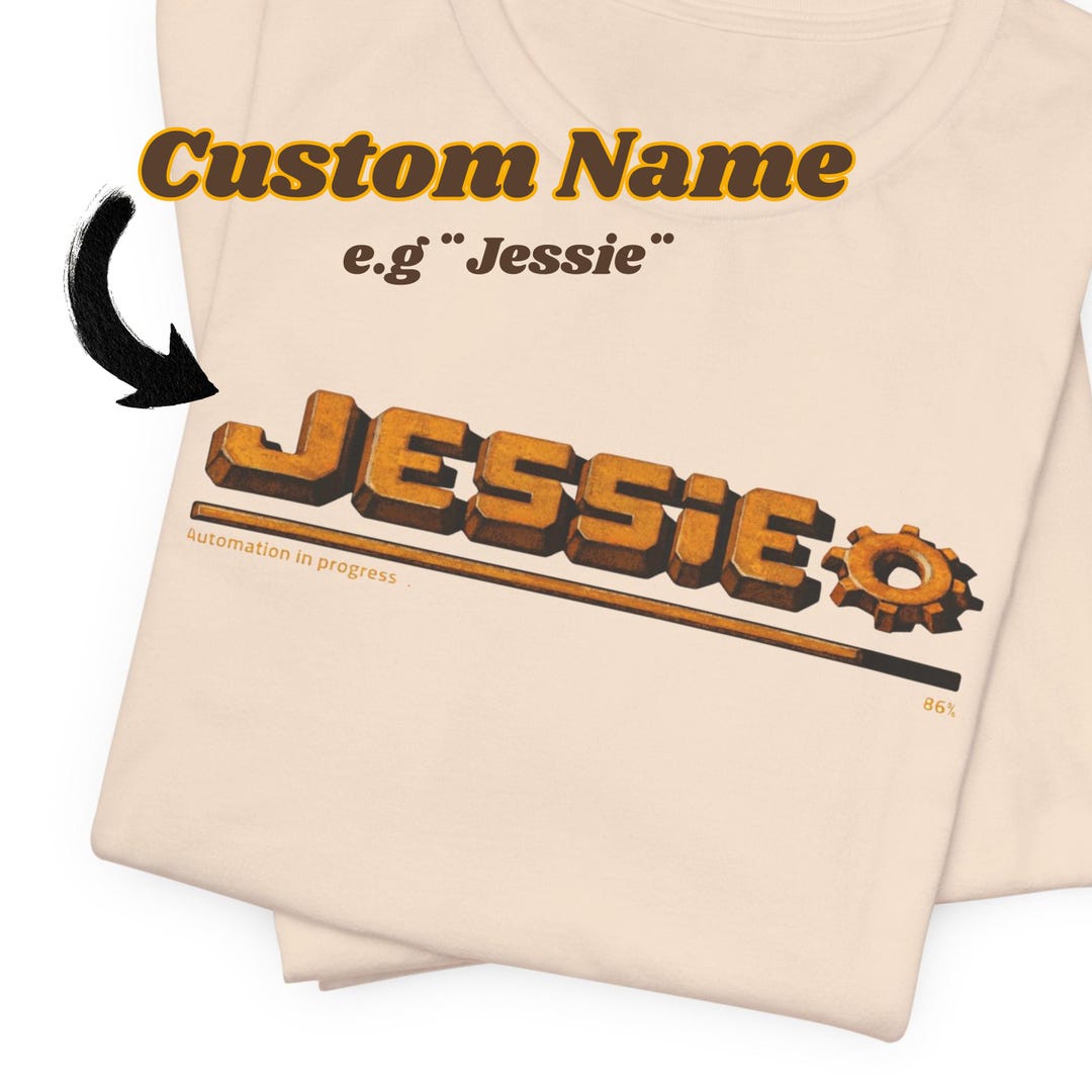 Factorio Customizable Shirt | Custom Name Shirt Personalized ...