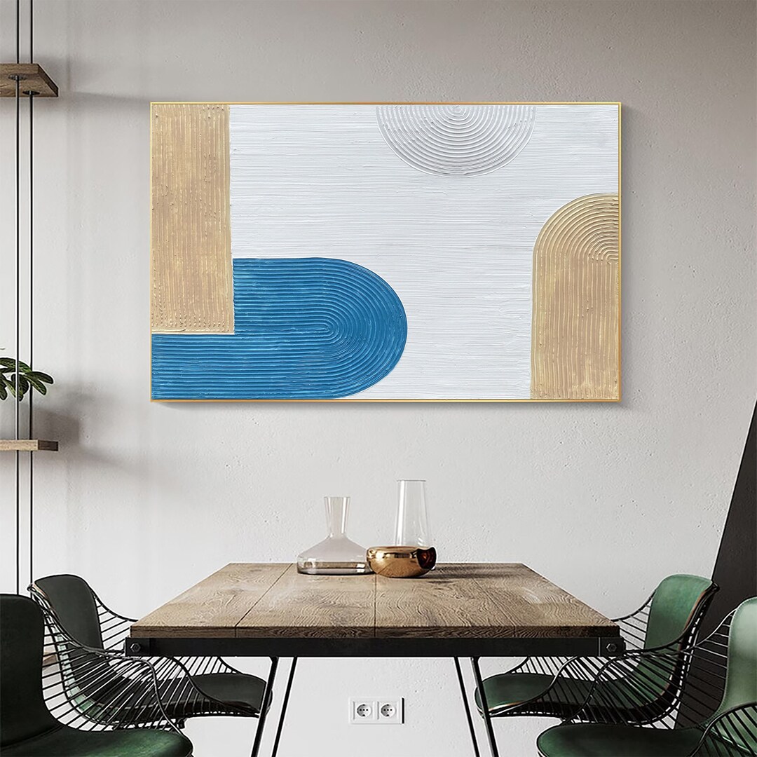 Arch Wall Art Beige Minimalism Painting Beige Wall Art Beige Textured ...