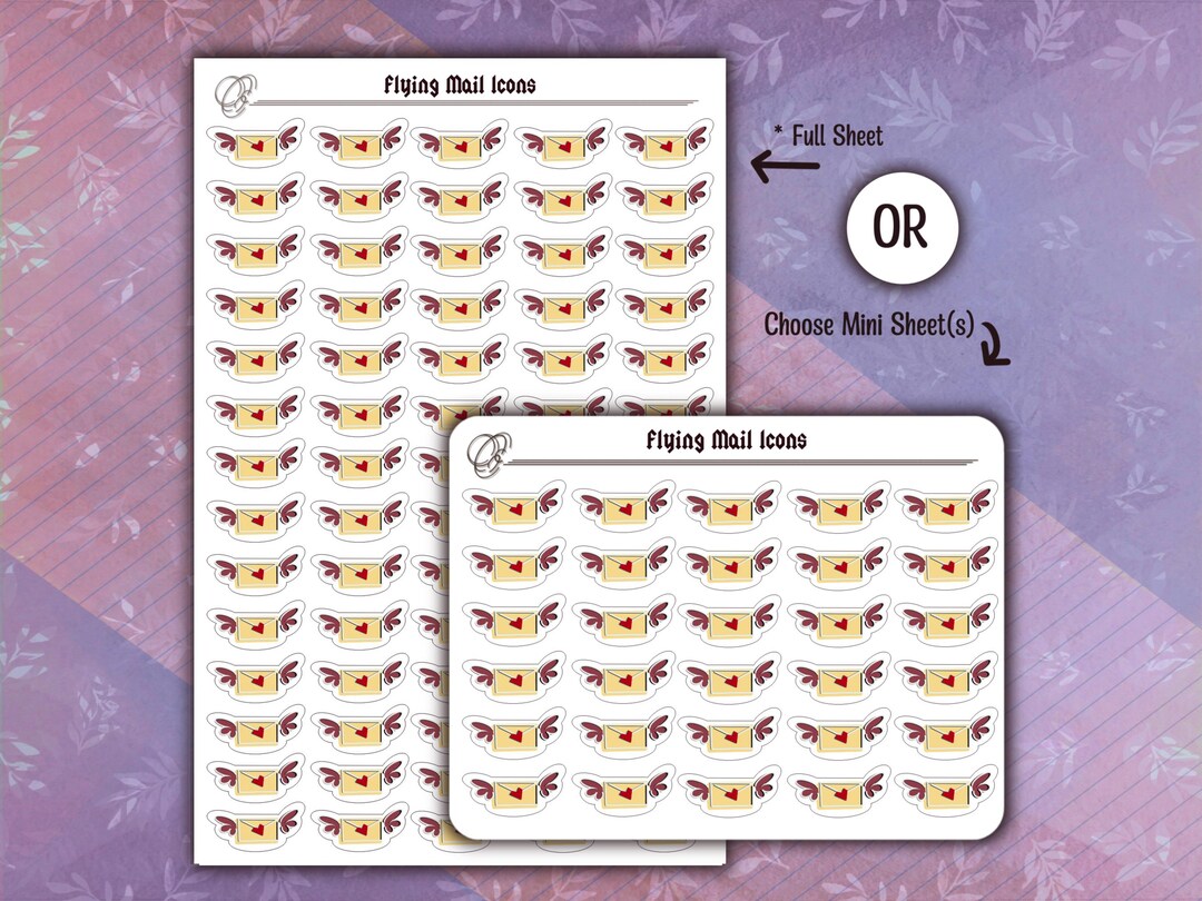Mail Icons | Mail Stickers | Flying Mail Stickers | Mails With Wings ...