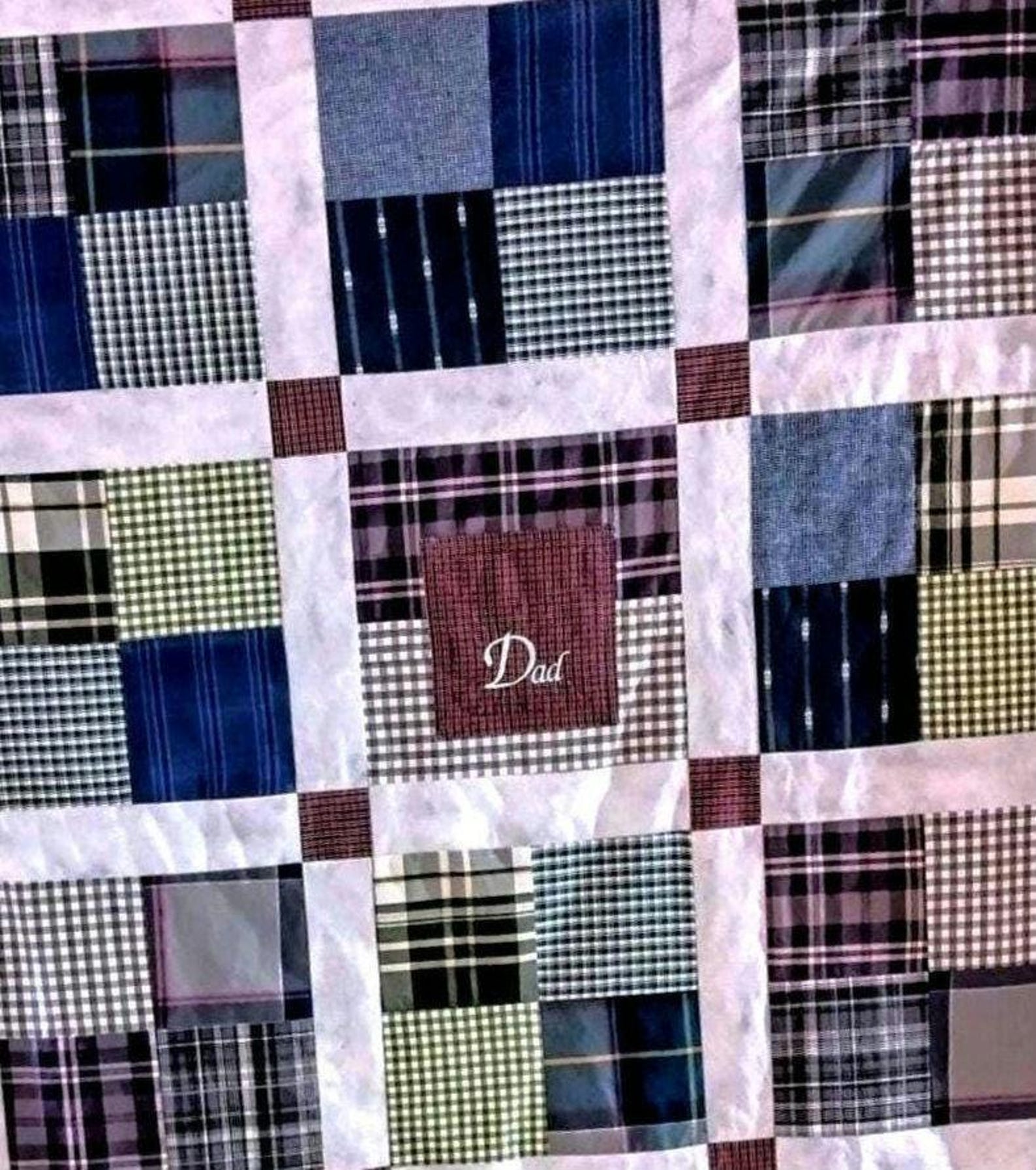 Memory Quilt, Keepsake Quilt, Custom Order Quilt, Made From Loved Ones Clothing, Personalized ...