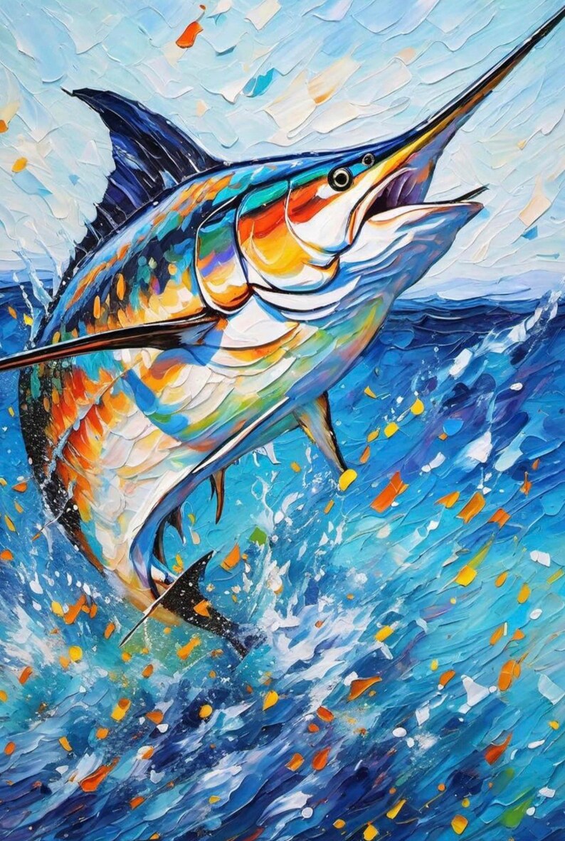 Canvas Waves Art Colorful Abstract Ocean Waves ****HOT! - Etsy