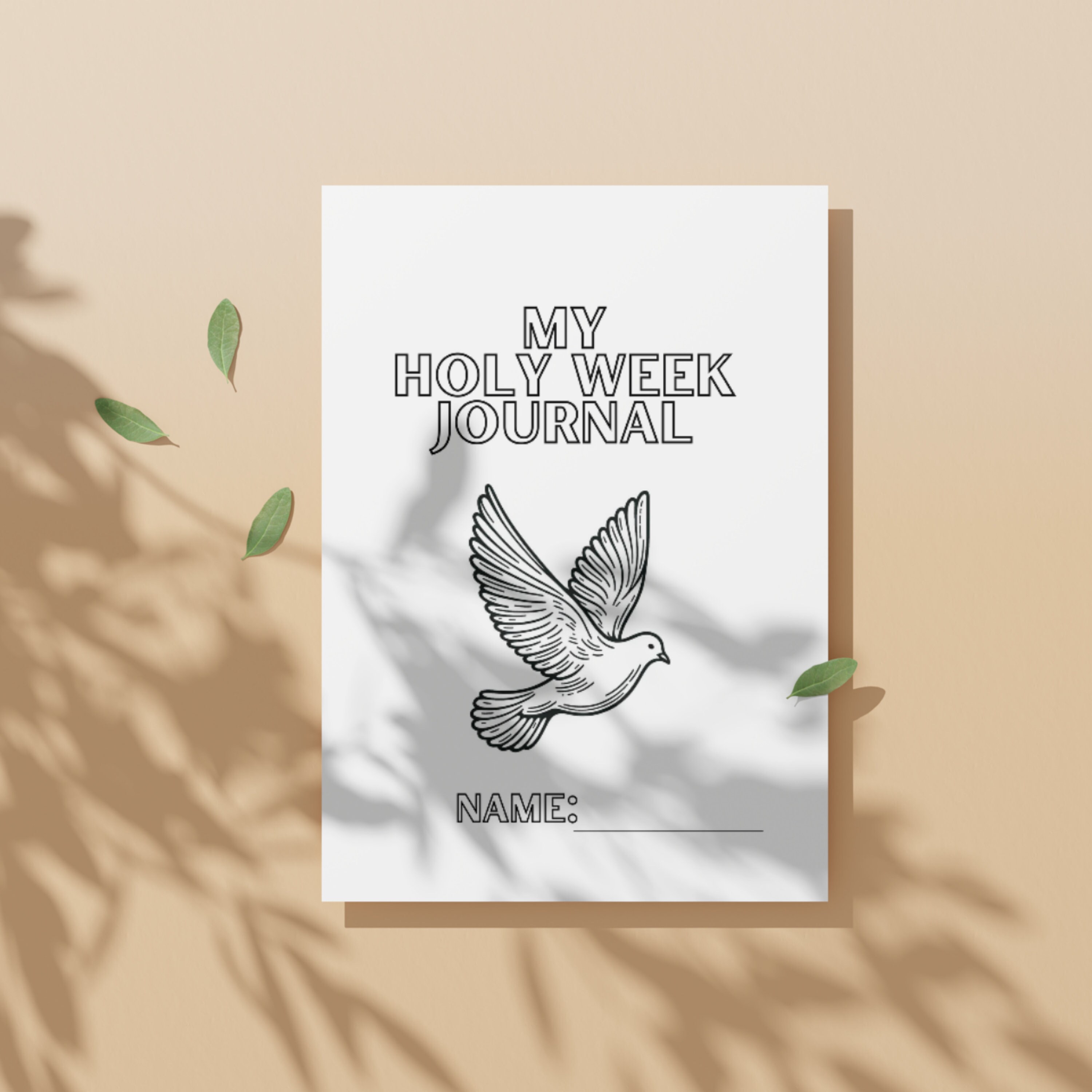 Holy Week Printable Journal for Kids: Easter Reflections & Coloring ...