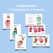 Christmas Handprint Art Printable Bundle, DIY Winter Holiday Keepsake ...