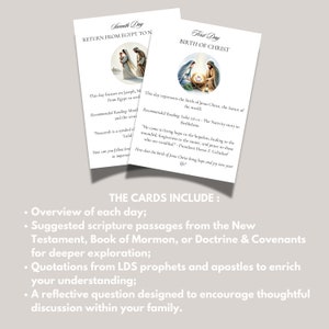LDS 12 Days of Christmas Study Cards | Scripture & Reflection for ...