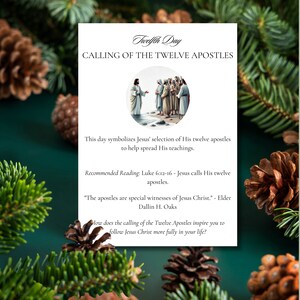 LDS 12 Days of Christmas Study Cards | Scripture & Reflection for ...