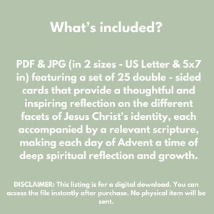 Advent 25 Names of Christ Printable Cards, IMMANUEL WREATH Scripture ...