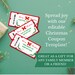Editable Christmas Coupon Template, Custom Holiday Coupons, Printable ...