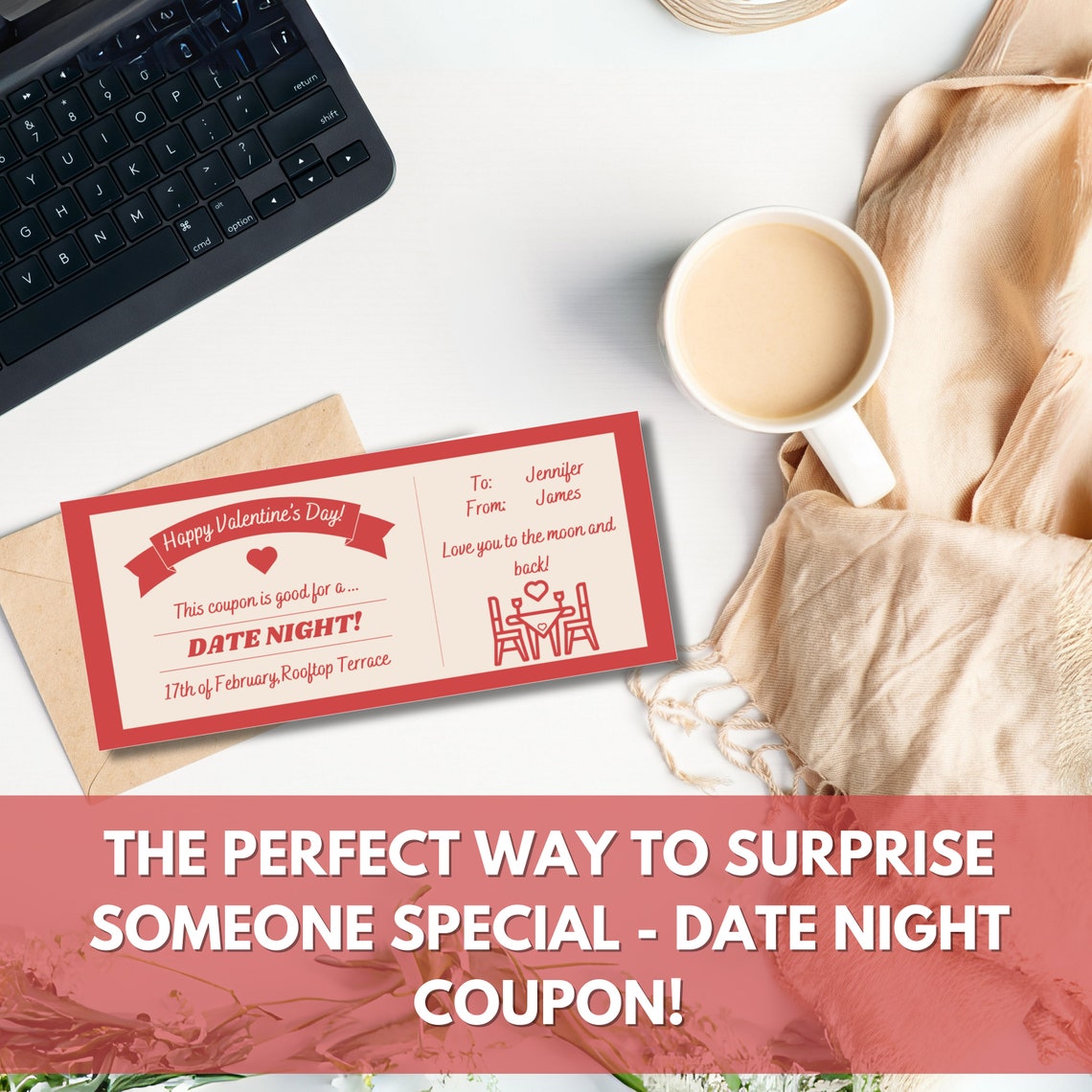Valentines Date Night Tickets EDITABLE Template, Valentine Printable ...