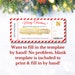 Christmas Shopping Spree Card Printable Voucher Template - Etsy