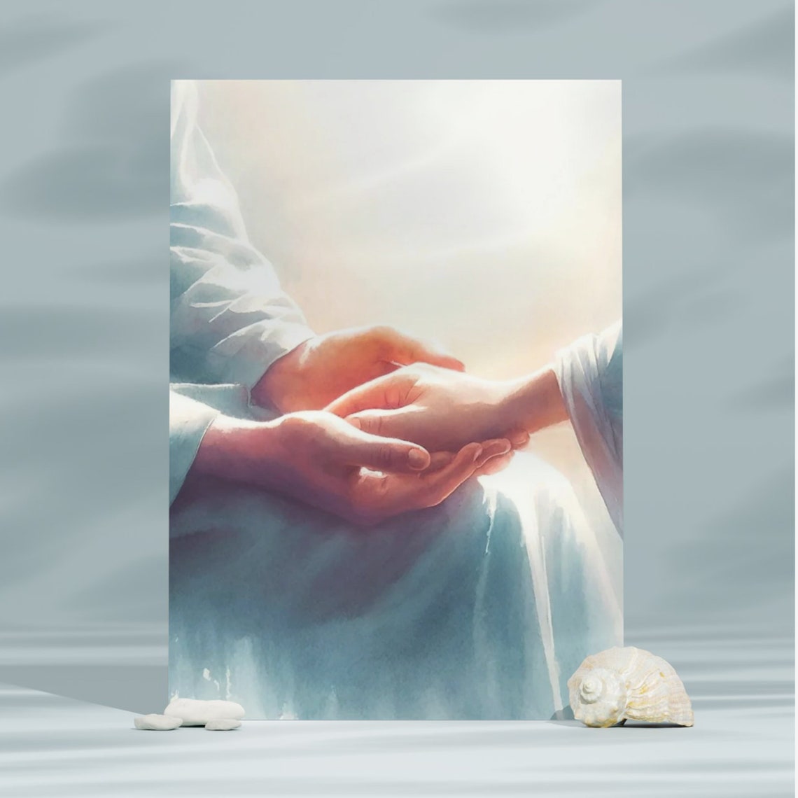 Jesus Healing Hands Watercolor Print Digital Download, LDS Printable ...