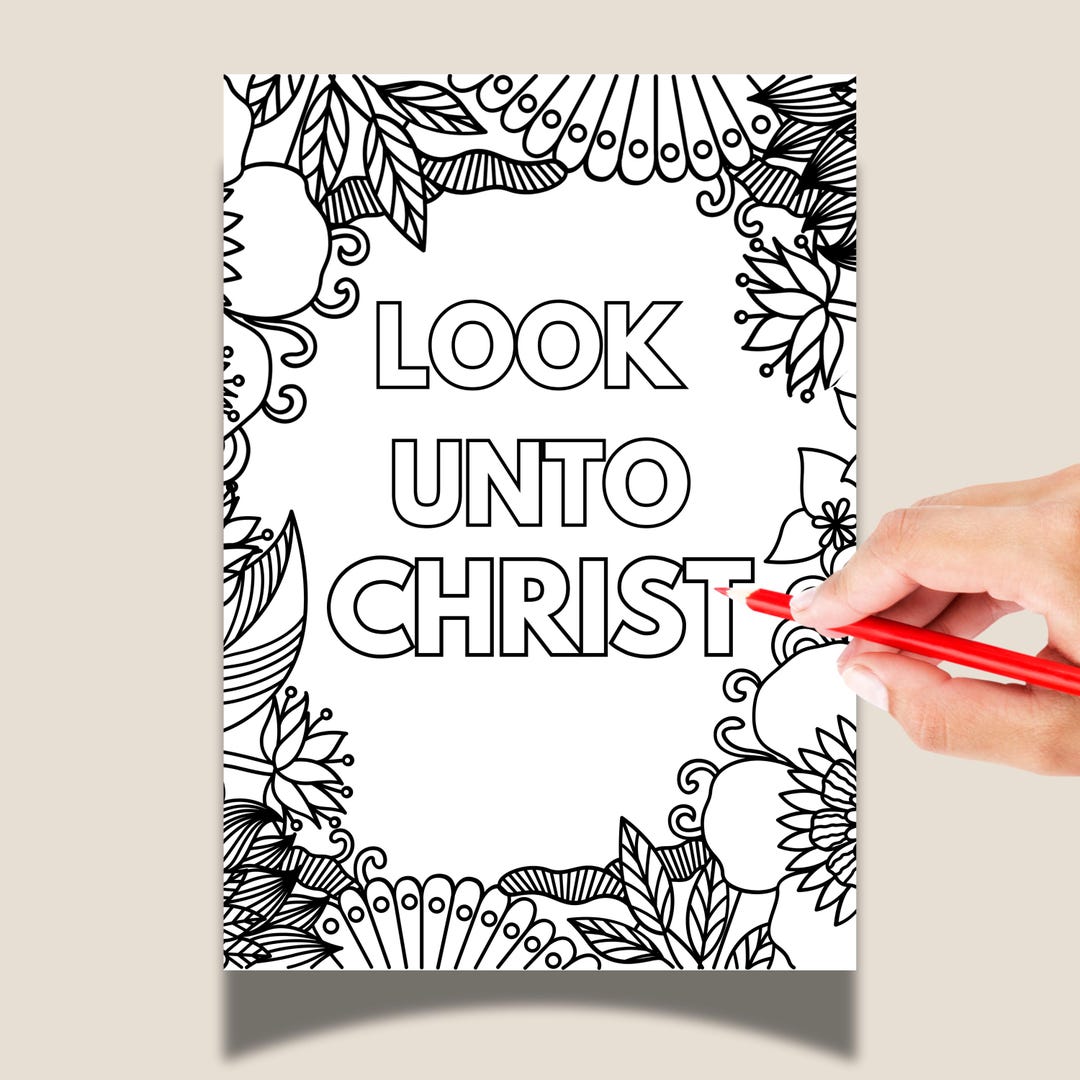 2025 LDS Youth Theme Coloring Page, Perfect YW, Primary Activity, LDS ...