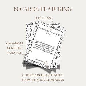 LDS Easter Scripture Cards, Book of Mormon Printable, LDS Easter ...