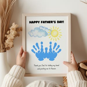 Father’s Day Preschool Craft, LDS Handprint Bible Activity, Christian ...