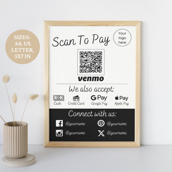 Payment Method Sign - Etsy