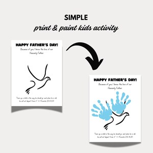 Father’s Day Craft for Toddlers Bible, LDS Handprint Bible Craft ...