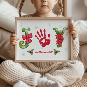 Joy to the World Christmas Handprint Art 2024, Baby & Toddler Holiday ...