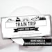 Train Ticket Voucher Editable, Surprise Travel Trip Gift Certificate ...
