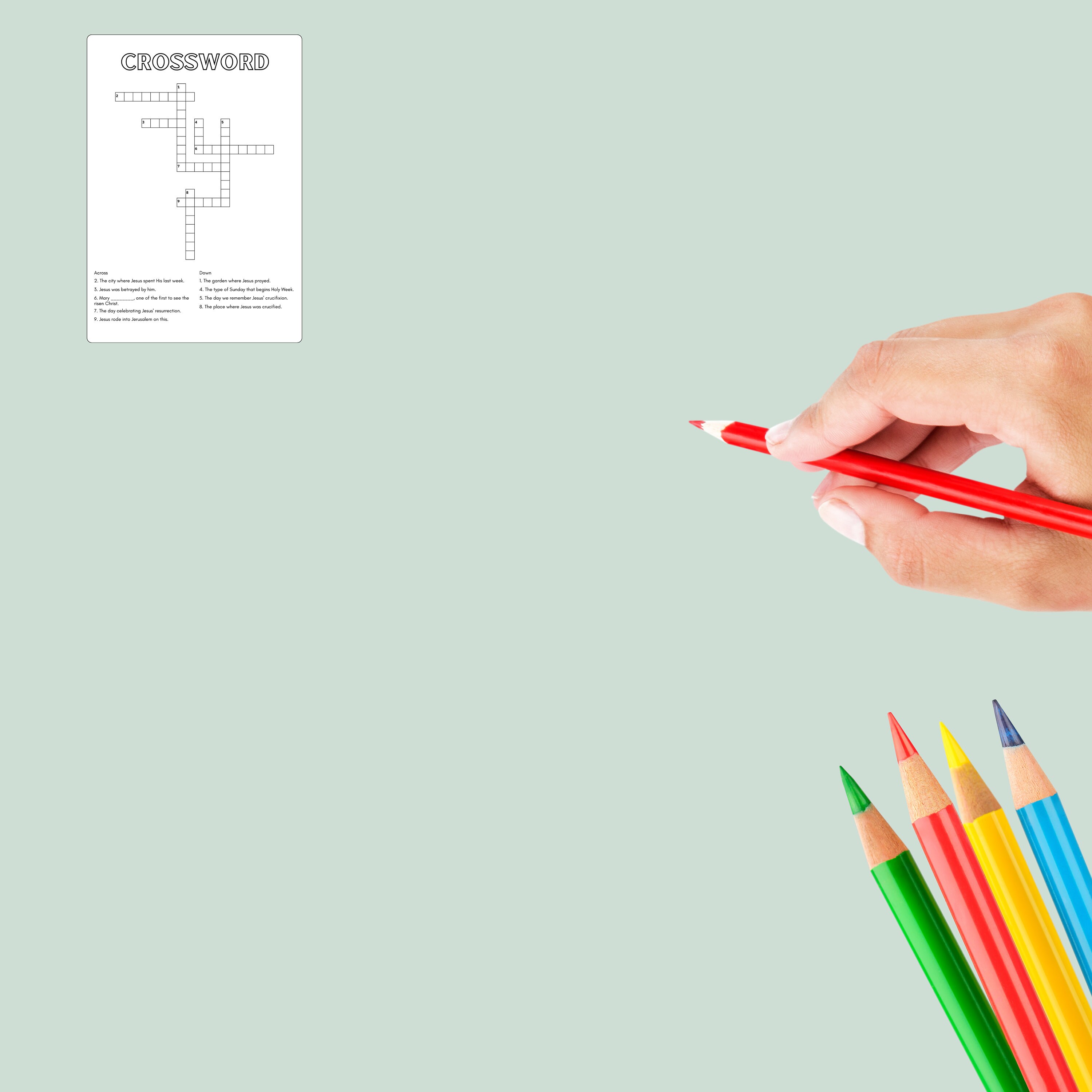 Holy Week Printable Journal for Kids: Easter Reflections & Coloring ...