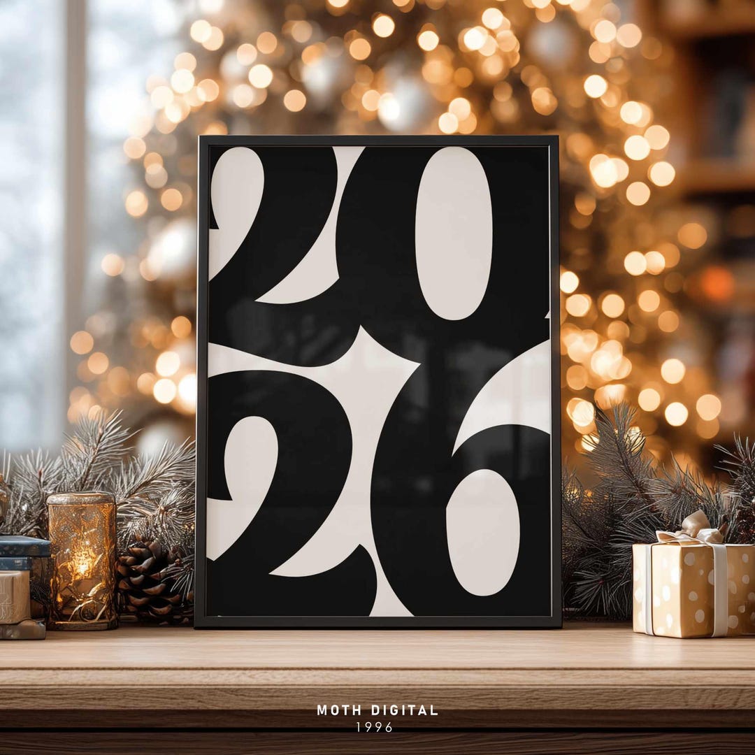 New Years Eve 2026 Poster NYE Print | 2026 Printable Party Art - Etsy