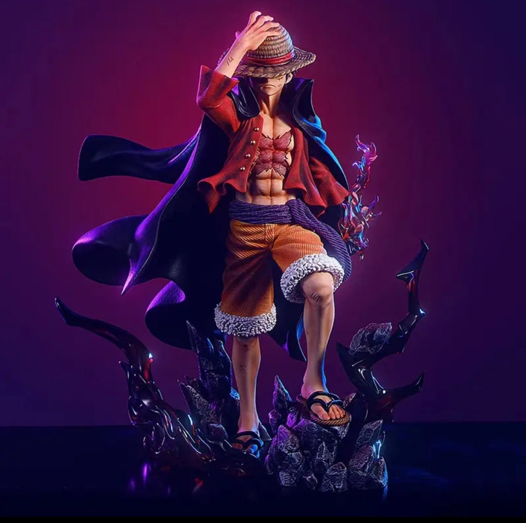 Luffy Onepiece Anime Figure 25cm PVC Action Figure - Etsy