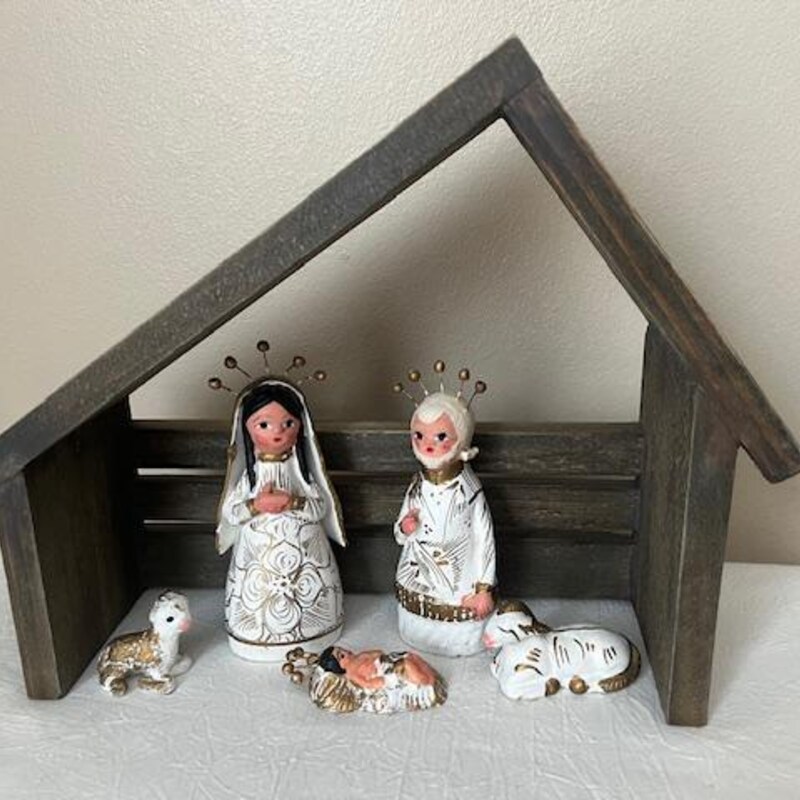 Wooden Creche - Etsy