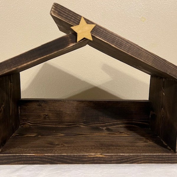 Wooden Creche - Etsy