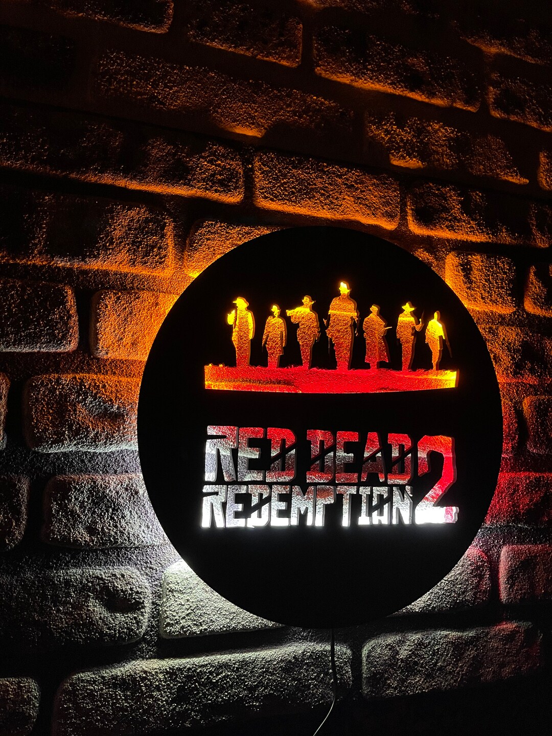 Rdr2 Lighted Sign, Neon Sign, Red Dead Redemption 2 Wall Decor, Man ...