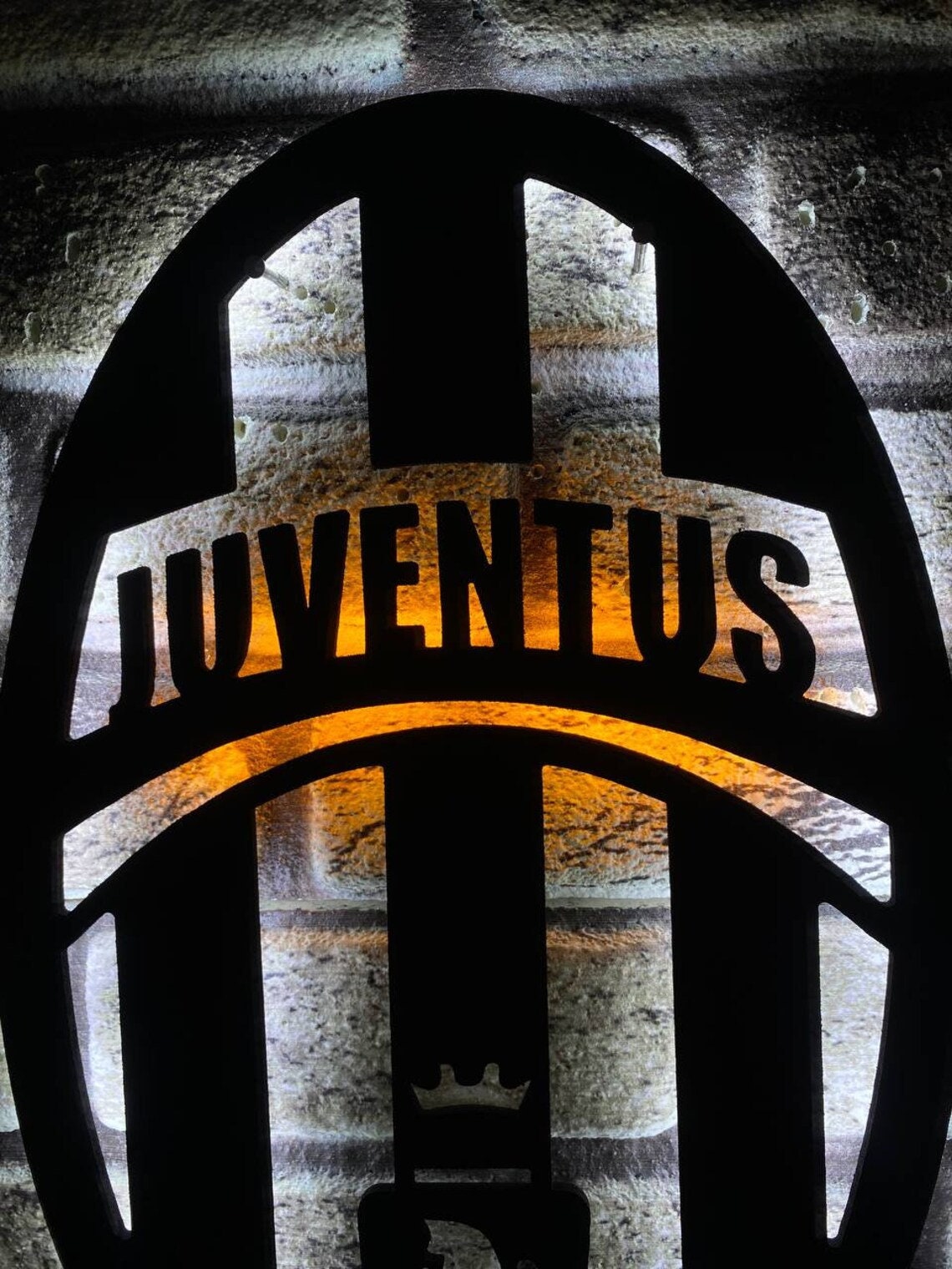 Juventus Lighted Sign, Neon Sign, Football Sports Fan Wall Decor, Man ...