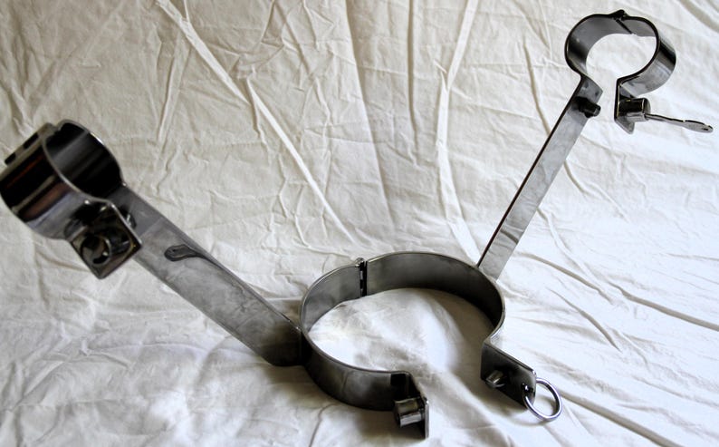 Steel Ballet Stocks Restraint Bondage Pillory Locking Collectable ...