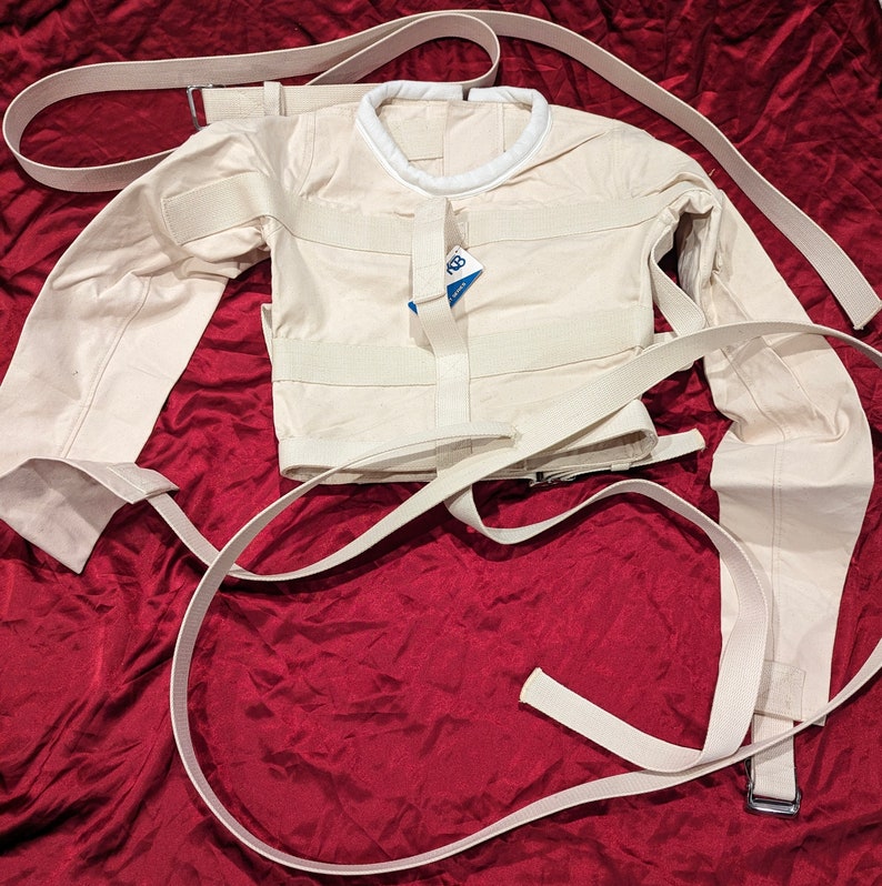 Straitjacket Restraint Straightjacket Canvas Replica Extra Security ...