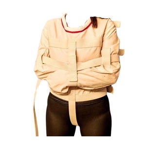 Straitjacket Restraint Straightjacket Canvas Replica Extra Security ...