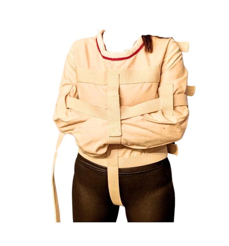 Straitjacket Restraint Straightjacket Canvas Replica Extra Security ...