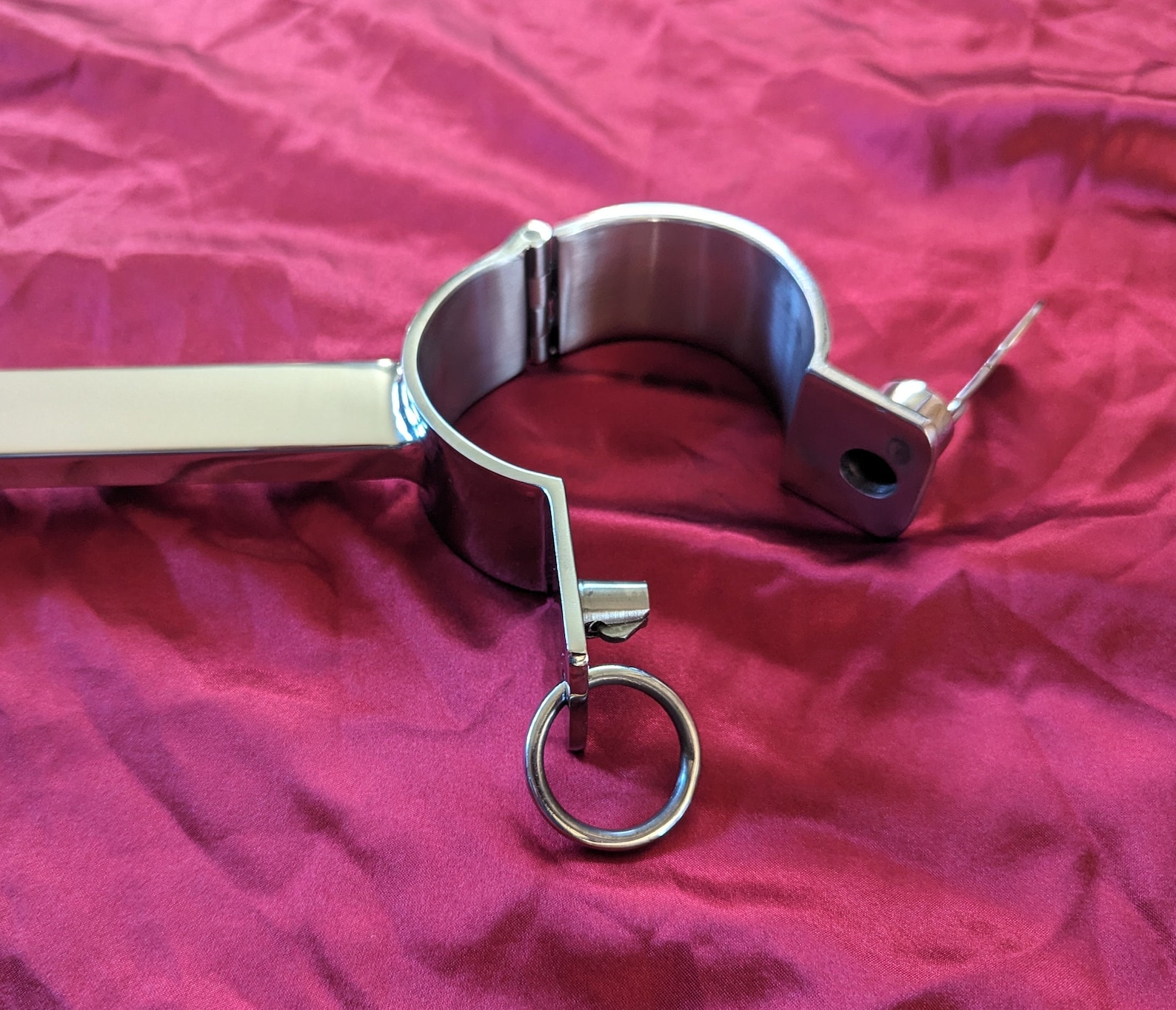 Bondage Stocks Rigid Stainless Steel Pillory Locking Yoke Cangue ...