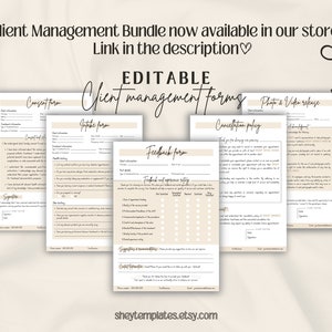 Editable Client Consent Form Template for Estheticians and Skincare Professionals - Canva ...