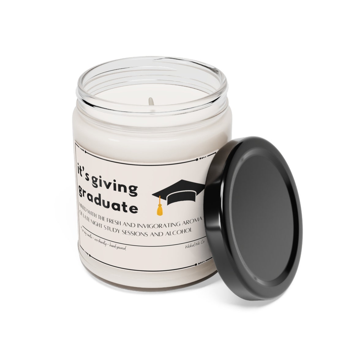 It's Giving Graduate Candle, Funny College Graduation Gift, Gift for ...
