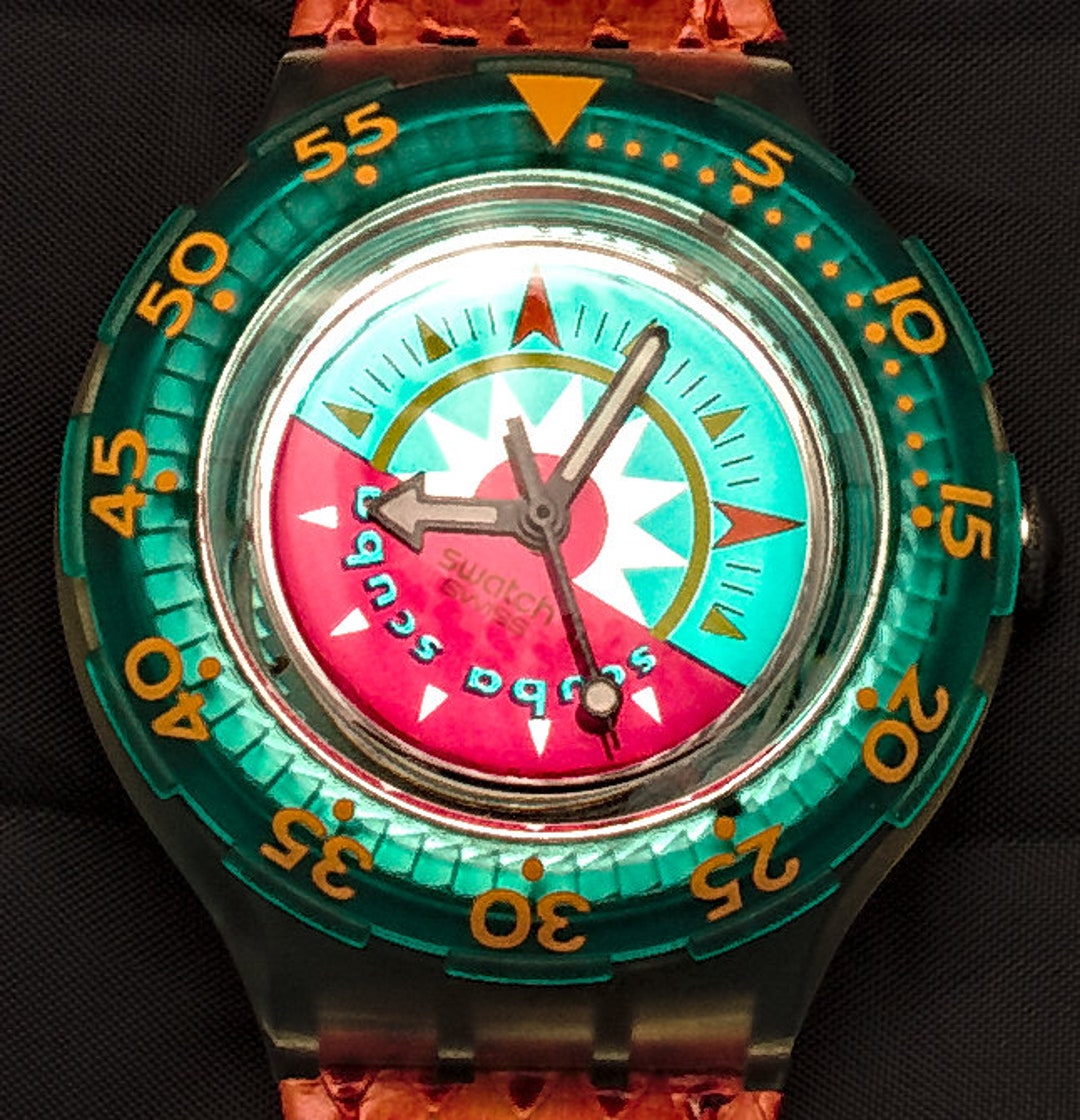 Original Swatch Scuba 200 From 1993 tipping Compass Ref. No.: SDK111 - Etsy