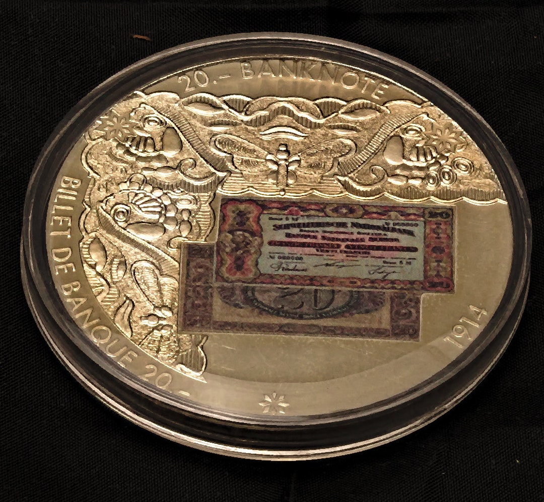 Collector's Coin: banknote Minting 20 Francs Vreneli 1914 2009 Limited ...