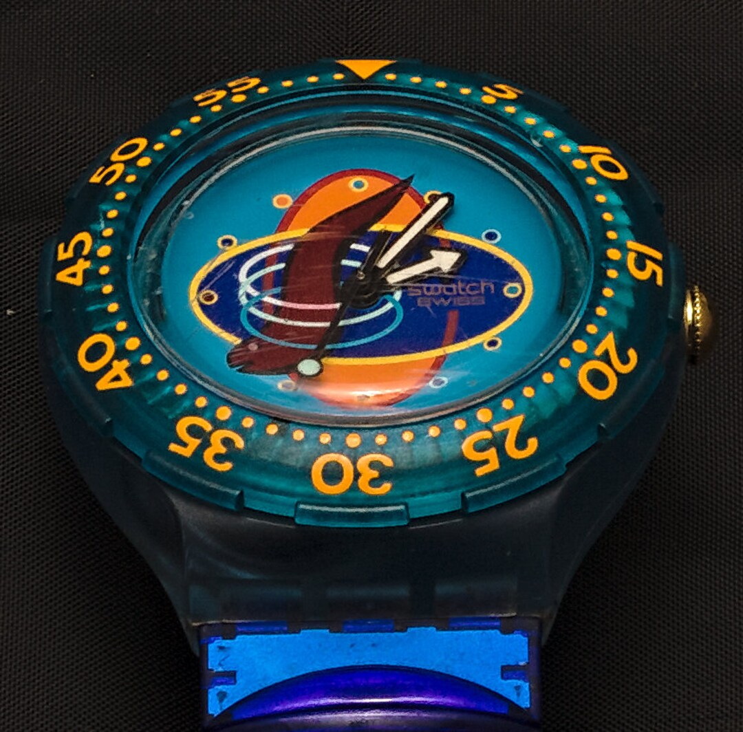 Original Swatch Scuba 200 From 1994 : « Underpressure » Ref-no SDN115 ...