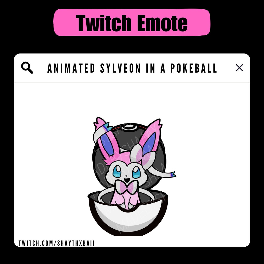 Animated Sylveon Popping Out a Pokeball GIF for Discord and Twitch ...