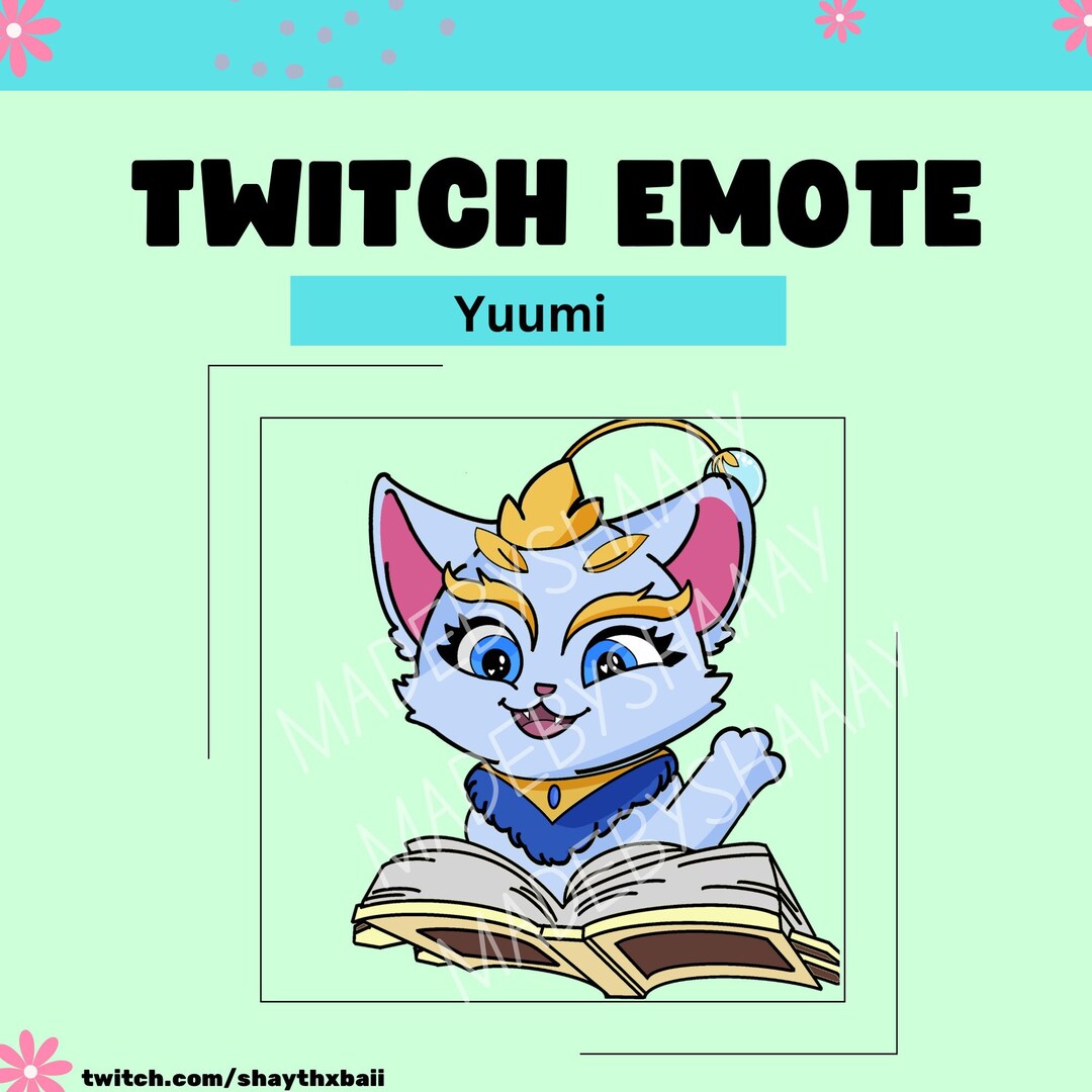 Cute League Yuumi Emote for Discord and Twitch Streamers - Etsy