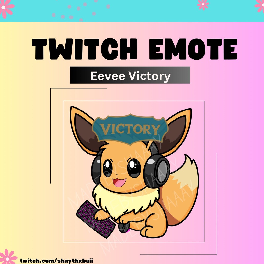 Eevee League of Legends Victiry Emote for Discord and Twitch - Etsy