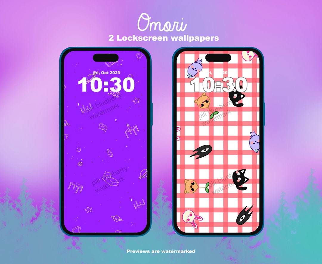 Omori Cute Phone Lockscreens - Etsy