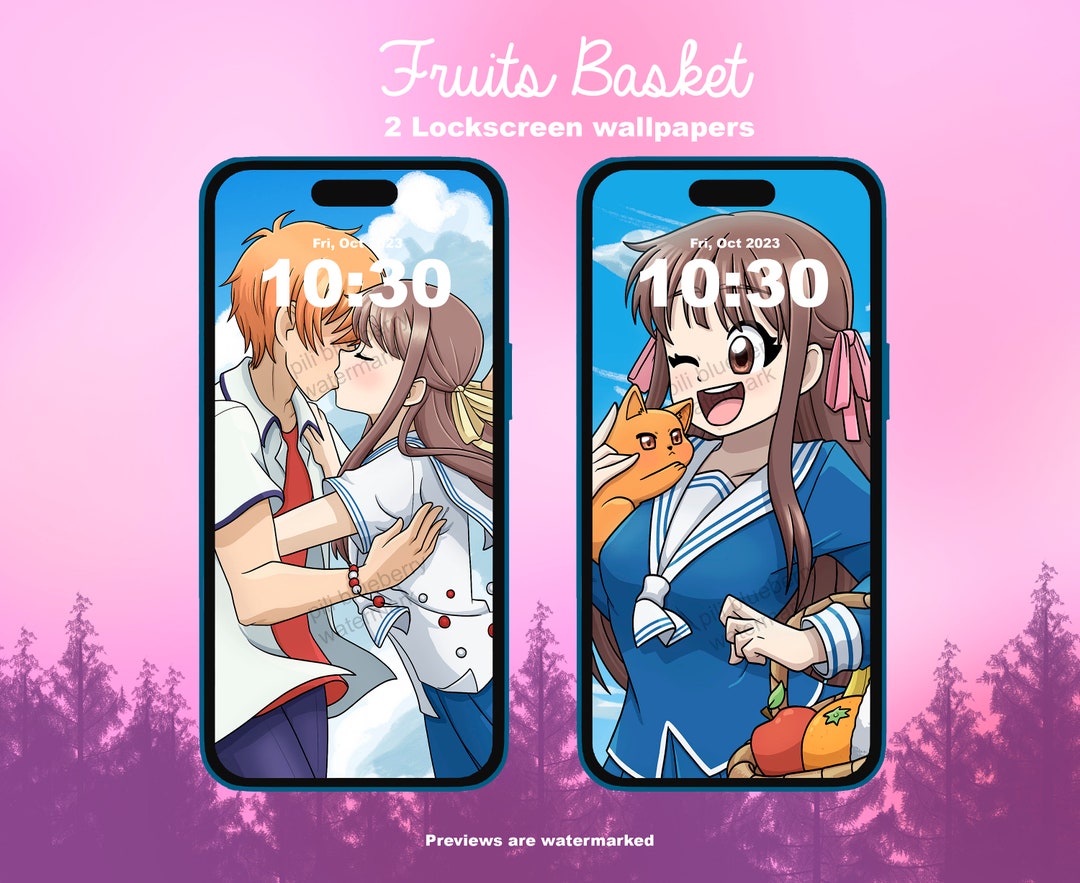 Fruits Basket Phone Lockscreen - Etsy