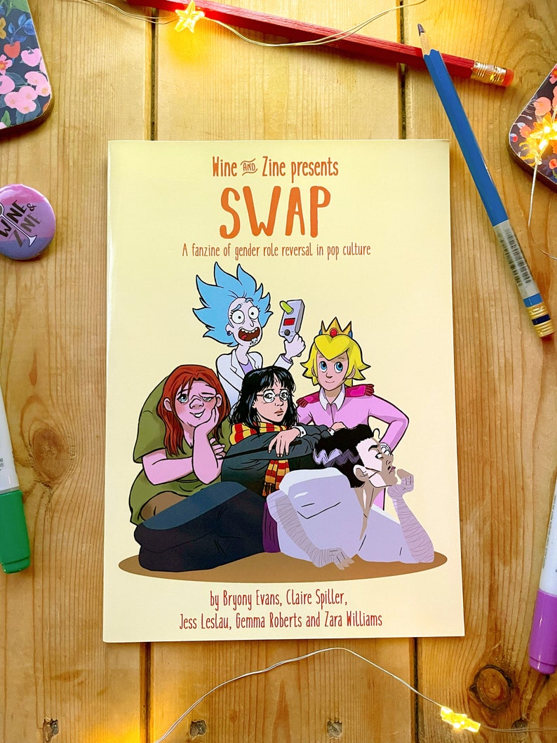 SWAP! A Genderswap Fanzine of Pop Culture Characters - Etsy