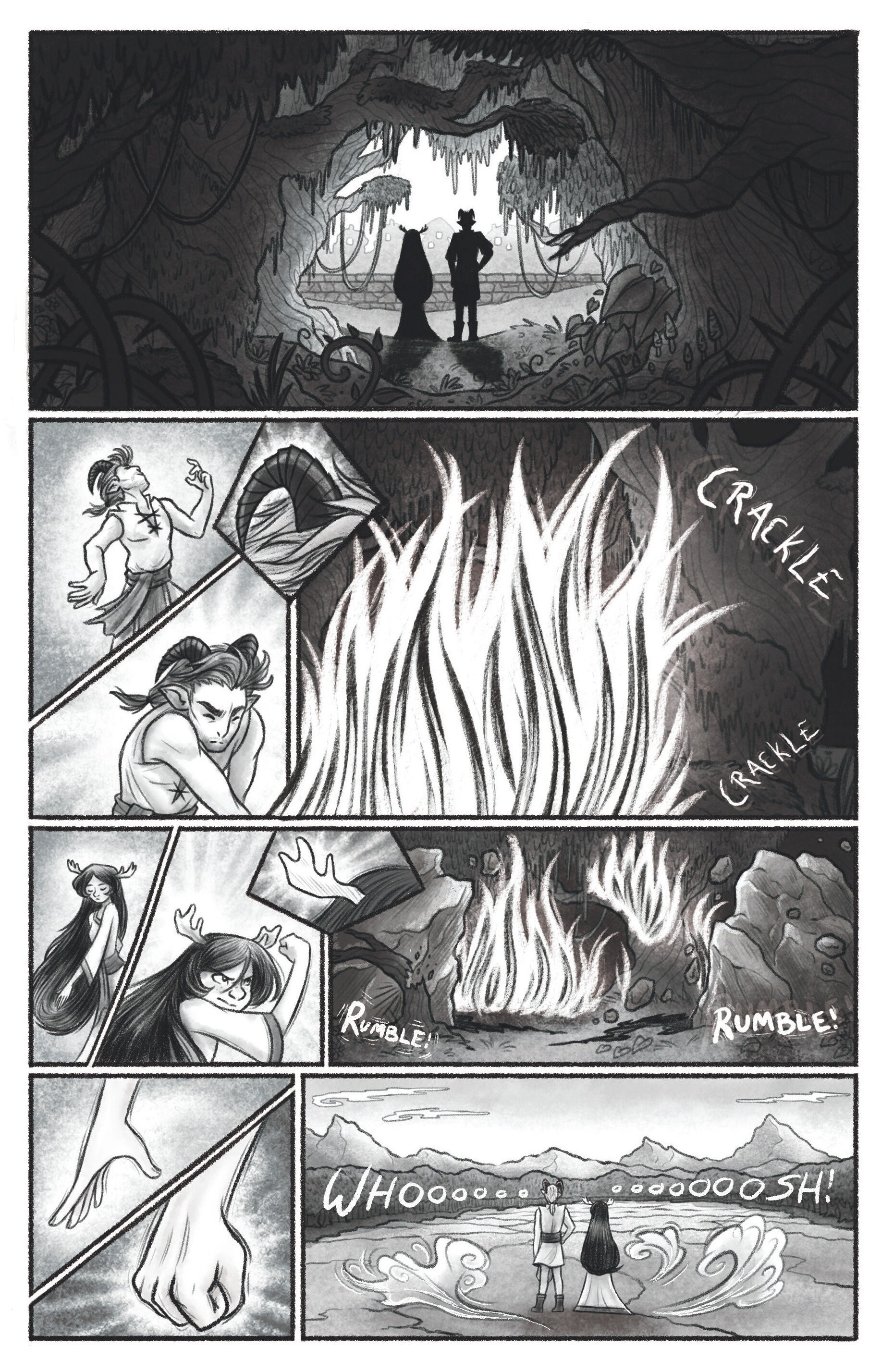 The Silent Horns A Fantasy Comic by Bryony Evans - Etsy UK